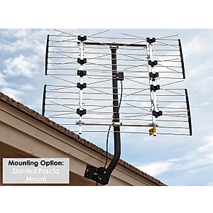 Channel Master Universal Antenna - Sturdy Steel Adjustable Mount for Secure TV Antenna Installation, 1.5" Pole Diameter, Extends from 24"- 44", Weather-Resistant, 7" Wall Clearance