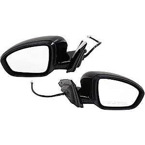 Kool Vue Driver & Passenger Side Power Heated Mirrors for Nissan Altima 2019-2023 With Signal Light Paintable For Models Without Side View Camera