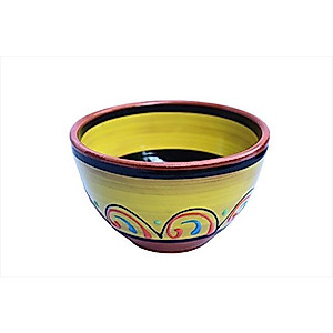 Cactus Canyon Ceramics Spanish Terracotta 5-Piece Small Salsa Bowl Set (European Size), Multicolor