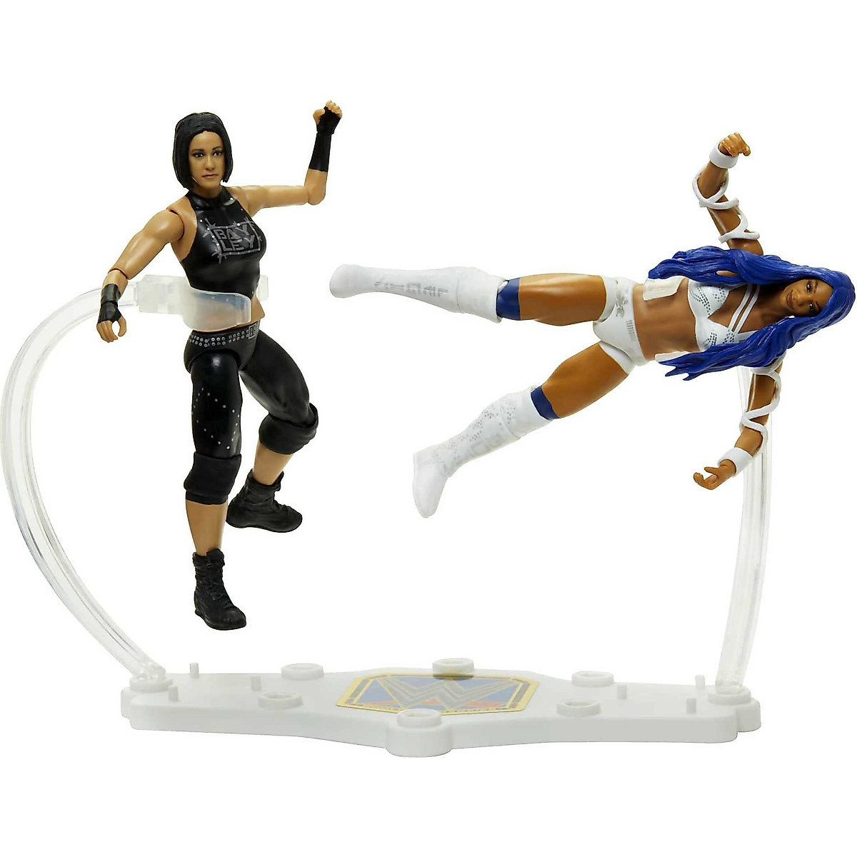 Mattel WWE Sasha Banks vs Bayley Championship Showdown 2-Pack 6-inch Action Figures Monday Night RAW Battle Pack for Ages 6 Years Old & Up