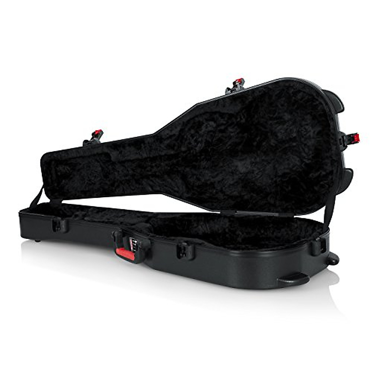 Gator Cases Molded Flight Case for Classical Style Acoustic Guitars with TSA Approved Locking Latch; (GTSA-GTRCLASS)