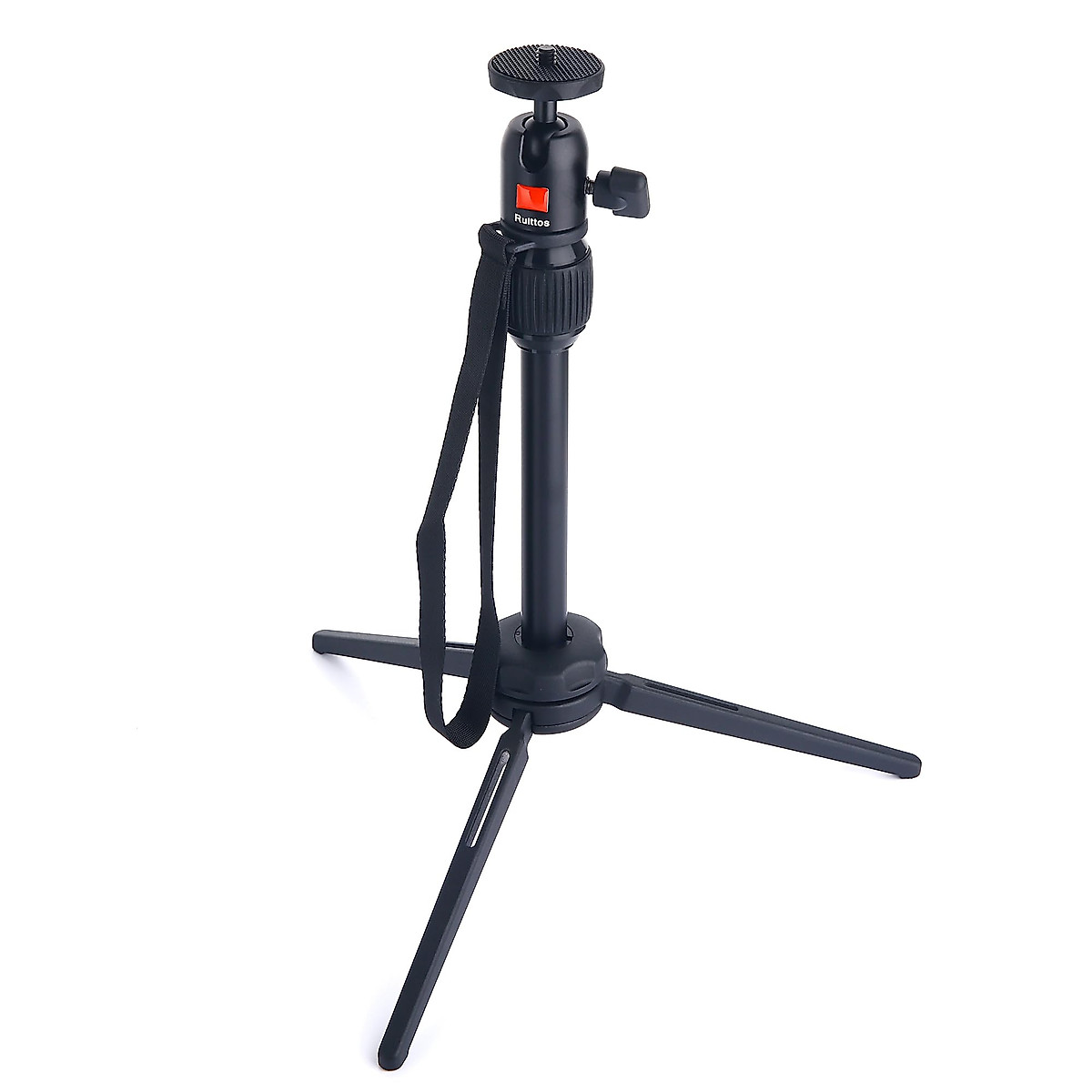 Tripod Stand Compatible with Anker Nebula Capsule Series, Universal Mini Camera Tripod, Aluminum Alloy Portable Projector Stand for Capsule, Capsule Max, and Capsule II with Swivel Ball Head
