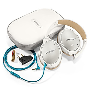 Bose QuietComfort 25 Acoustic Noise Cancelling Headphones for Samsung and Android devices, White (wired, 3.5mm)