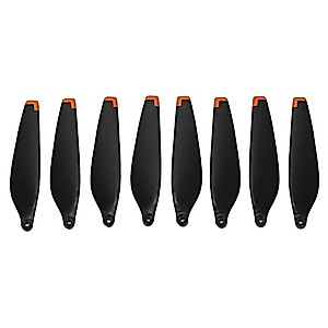 Drone Propellers, Powerful High Rigidity Drone Wing Blades PC Drone Accessories Strong and Light Pulling Force for Mini 3 (Orange Edge)