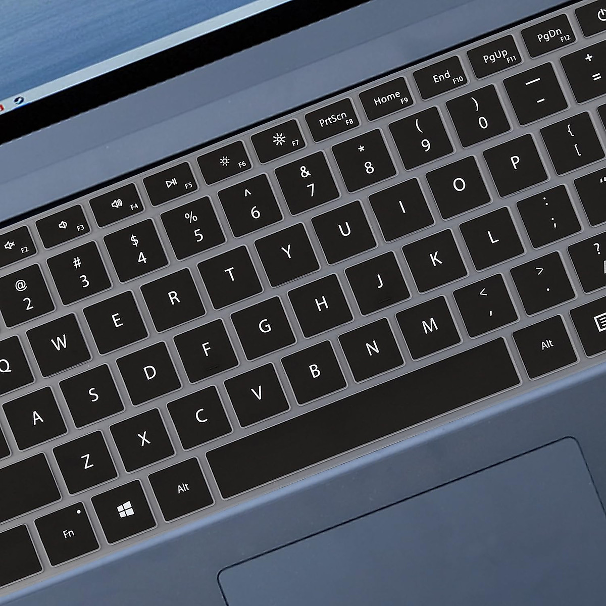 Keyboard Cover for Microsoft Surface Laptop 6/ Surface Laptop 5/Surface Laptop 4 13.5" 15" Laptop, Surface Laptop Studio 2 (2023), Surface Laptop Studio 14.4" Keyboard Protective Cover Skin-Black