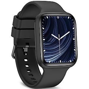 BRIBEJAT Smart Watch for Men Women (Answer/Make Call), HD 1.75" Zinc Alloy Case Smartwatch, Waterproof Fitness Tracker Pedometer SpO2/Heart Rate/Sleep Monitor, Compatible with iPhone Android Phone