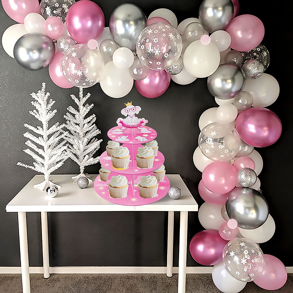 Pink Elephant Centerepiece Elephant Party Supplies Elephant Baby Shower Decorations Elephant Baby Shower Table Decoration Little Peanut Baby Shower Decorations