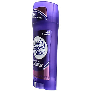 Lady Speed Stick Antiperspirant Deodorant, Invisible Dry, Wild Freesia 2.30 oz (Pack of 4)