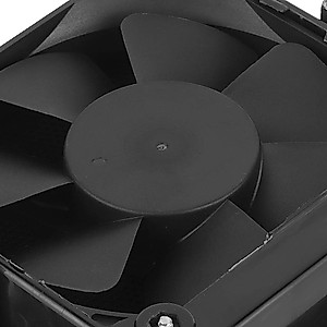 Aramox Vent Fan, 12V 4W Vent Fan with Shutters Vent One‑Way Side Strong Wind Air Camper RV Accessories