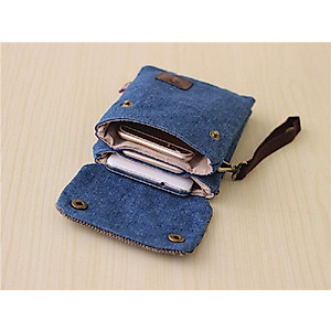 Cute Small Mini Double Pockets Crossbody Shoulder Messenger Bag Cell Phone Pouch Travel Purse Wallet Green