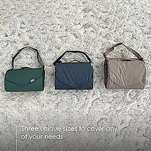 Little Unicorn – Midnight Poppy Indoor/Outdoor Blanket | 100% Polyester | Water Resistant | Simple Clean | Wipeable Material | Easy to Carry | Babies and Toddlers | Machine Washable | 5’ x 5’