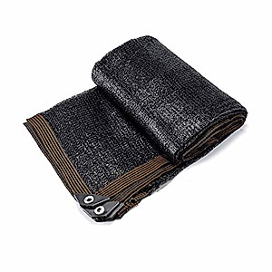 Tronssien 70% Black Shade Cloth, 12 x 6 FT Garden Sun Shade Netting. Durable Mesh Tarp with Grommets, Shading Anti for Garden, Greenhouse, Plants Growing, Outdoor Barbecue,Pergola etc.