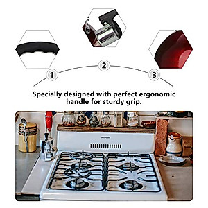 Boiling Stovetop Kettles Stainless Steel Stovetop Tea Pot Whistling Tea Kettle Metal Tea Kettles Whistling Teapots Loud Whistle Tea Pots Water Kettles Red Stainless Steel Tea Kettle ( Color : Red )