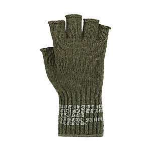 Mcguire Gear US Fingerless Wool Glove (OD Green)