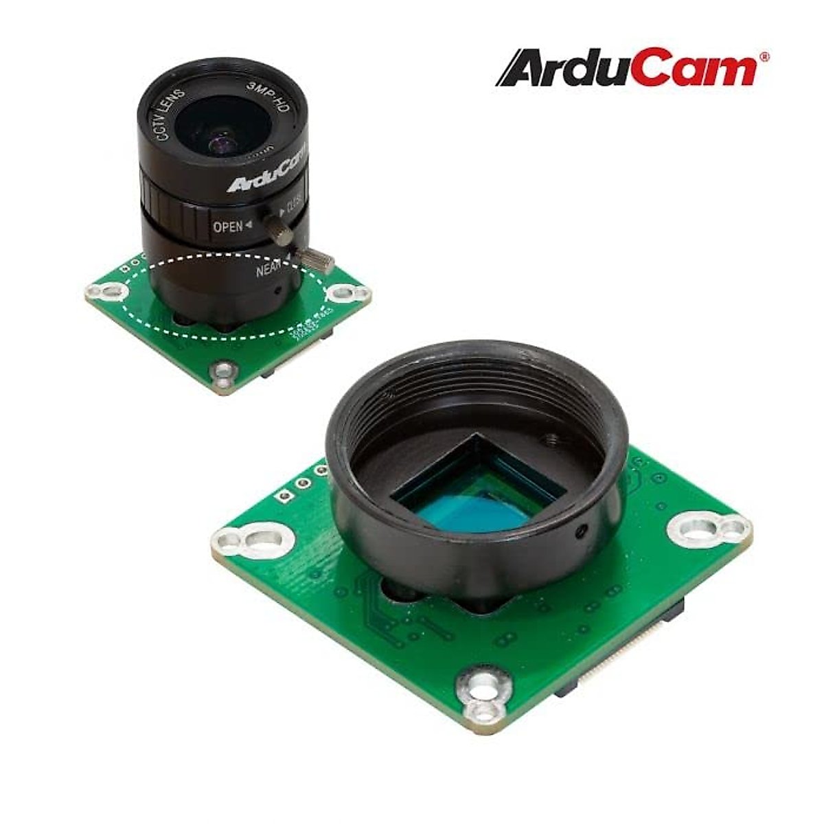 Arducam 12.3MP IMX477 HQ Camera Module with 6mm CS Lens and Tipod Mount Compatible with Jetson Nano，Xavier NX and NVIDIA Orin NX/AGX Orin, and Raspberry Pi CM3/3+ and CM4