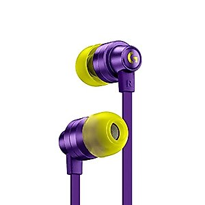 Logitech G333 Gaming Earphones with Dual Audio Drivers, in-line mic and Volume Control, Compatible with PC/PS/Xbox/Nintendo/Mobile with 3.5mm Aux or USB-C Port - Purple