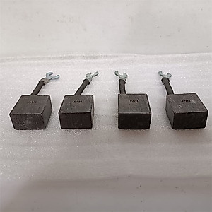 JWDAWN 4Pcs Single Wire Motor Carbon Brush Graphite Brush 16 * 25 * 28 16x25x28 mm for Electric Forklift Pallet Truck Stacker Motor Accessories