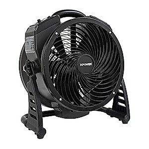 XPOWER M-25 Air Neutralizing Fan, Axial Air Mover w/Ozone Generator, O3 Machine, Commercial, High Capacity, Large Areas, Sanitization, Odor Removal