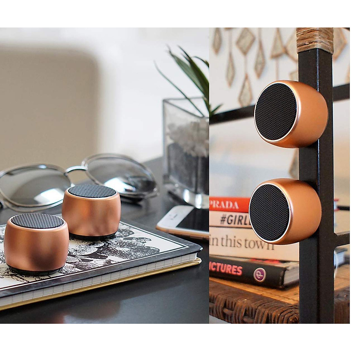 HP EliteDisplay E27q G4 27 Inch QHD IPS Office Monitor Bundle with HDMI, Blue Light Filter, Bluetooth Magnetic Pro Travel Friendly Speakers, MK270 Wireless Keyboard and Mouse, and Gel Pads