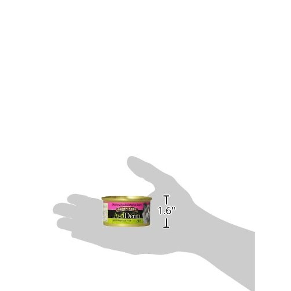 Avoderm Natural Grain Free Wet Cat Food, Chicken Chunks Entrée In Gravy, 3 Oz Cans, Case Of 24