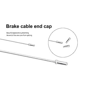 BaveL BMX Bike Gyro Brake Cables Front + Rear (Upper + Lower) Spinner Rotor Set Kit (White)