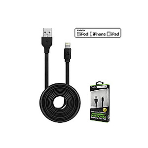iIPhone Charging Cable, iPad Charger Cord, Lightning to USB-A Cable Compatible for Apple iPhones, iPads, iPods (MFI Certified) - 4 feet by Cellet