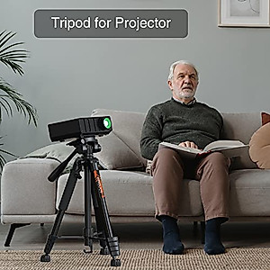 KINGJOY 75" Camera Tripod for Canon Nikon Cell Phone Tall Tripod with Wireless Remote Travel Bag Phone Tablet Holder Compatible with DSLR Cameras, Cell Phones, Projector, Binocular, Spotting Scopes