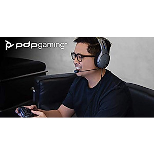 PDP LVL50 Wired Headset with Noise Cancelling Microphone: Black - PS5/PS4