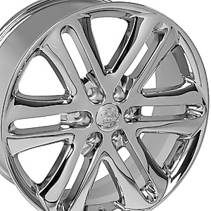OE Wheels LLC 22 inch Rim Fits 6x135 Navigator Expedition Mark LT F-150 FR76 22x9 Chrome Wheels Hollander: 3918