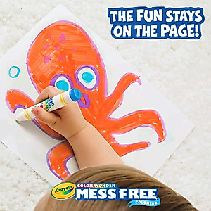 Crayola Color Wonder Mess Free Coloring Kit, 80pc, Toddler Toys, Gift for Boys and Girls