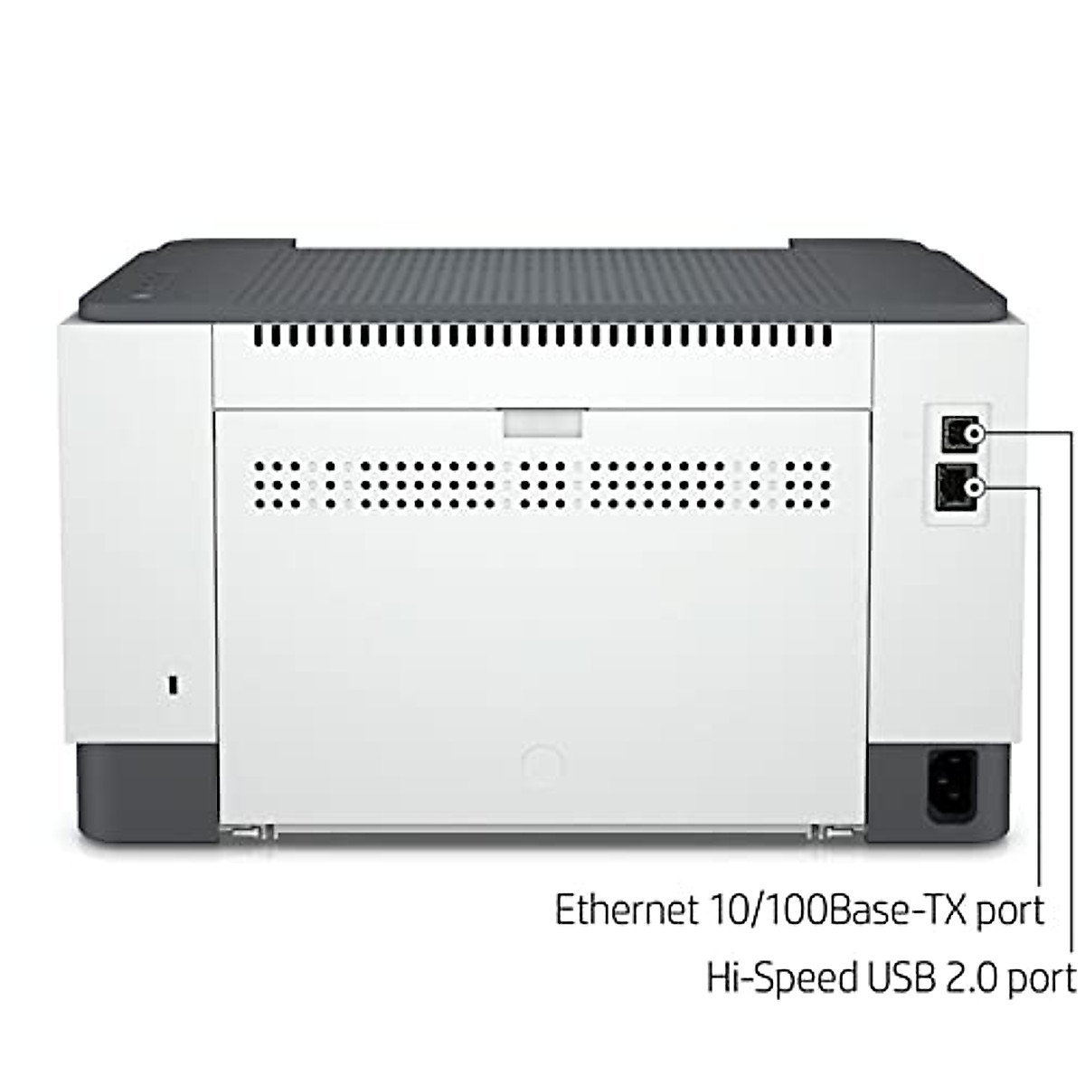 Hp Laserjet M20 Series Black-and-White Laser Printer, Mobile Device Printing, Automatic Two-Sided Printing, with 6 Months of Toner Through HP+, Wireless, White & Slate, with MTC Printer Cable