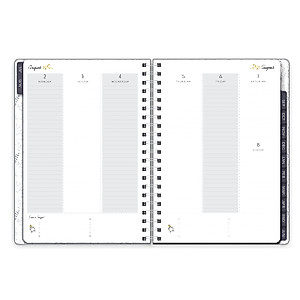 Southworth Academic Planner (July 2021-June 2022), 8.5" x 11", Rustic Floral Wreath, 28 lb./105 GSM Paper, Large Twin Wire (91015)