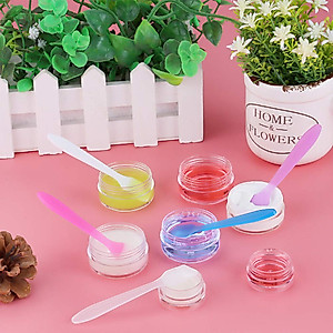 150 Pack MINI Makeup Spatulas, Reusable Cream Tip Spatulas Frosted Cosmetic Spatulas Scoops by Accmor