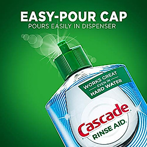 Cascade Power Dry Dishwasher Rinse Aid, 16 fl oz (2 Pack)