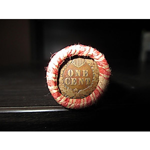 1909-1958 US Mint Wheat Penny Shot Gun Roll w/Indian Head Cent End Penny Seller Good or Better