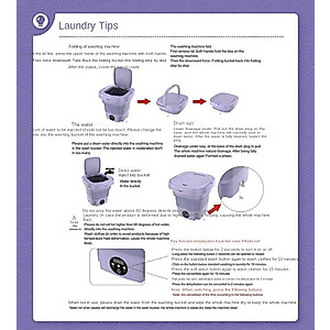 Little Washing Machine，Folding Washing Machine Mini Portable Household Fully Automatic Washing And Stripping Integrated Cleaning Machine