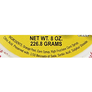 Paradise Diced Peel, Orange, 8 Ounce