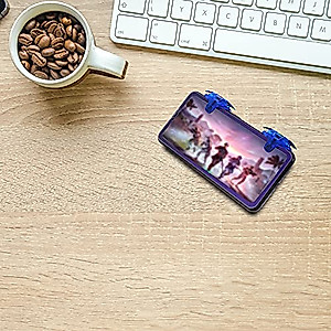 Nativity Accessories 1 Pair Mobile Game Trigger Phone Game Shooting Handle Button Controller Gifts for Men Women Metal Joycon