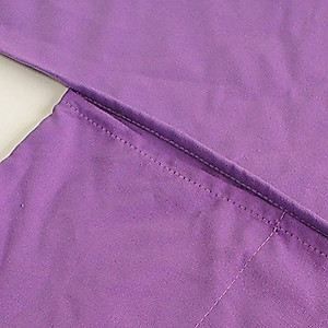 VOCOOL Beach Chair Cover Lounge Chair Cover Microfiber Soft Pool Lounge Chair Cover with Pockets Beach Chair Towel for Summer Holidays Sunbathing Garden Patio Sun Lounger, 85 x 30 inch, Purple