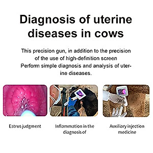 Gexmil Cow Artificial Insemination Device Cow Visual Endoscope Sperm AI Gun Tools Veterinary Breeding Kit for Horse Cattle