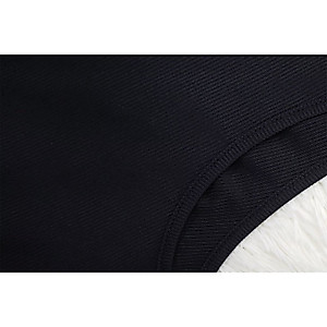 Womens Workout Set Ribbed Two Piece Outfits Athletic Gym Sport Yoga Sets Running Wrap Crop Tank Tops and Shorts Black XL