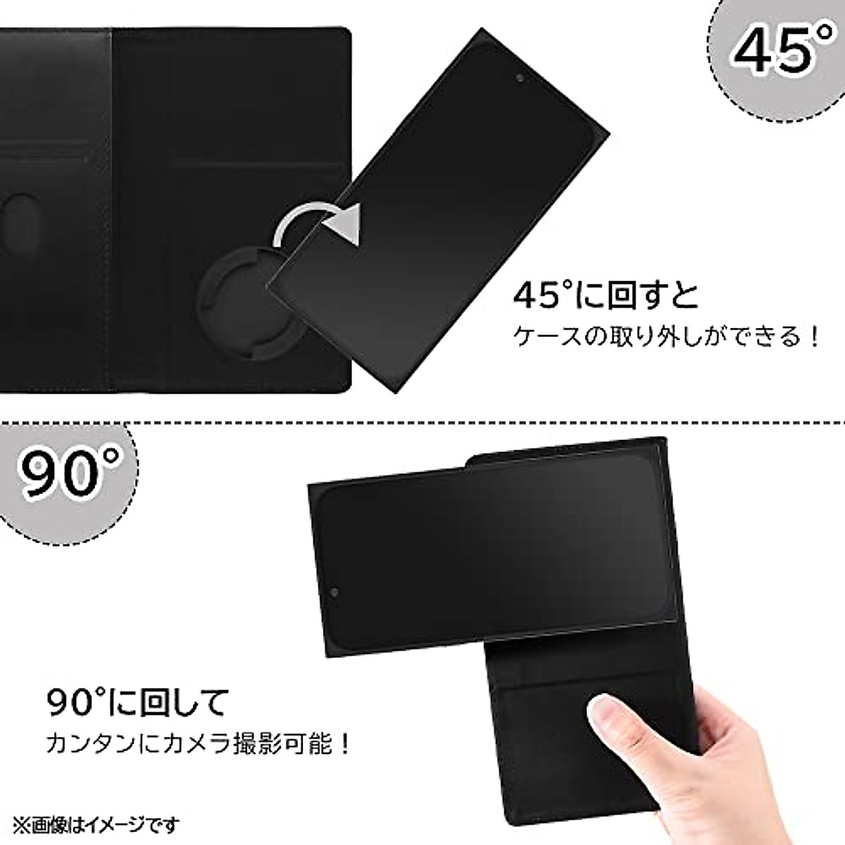 Digital Alchemist [Thorough Protection Squl Skul] iPhone 14 Plus Case Disney Character Notebook Type Leather Case Notebook Cover Mickey Mouse Motif Pattern