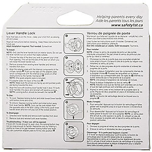 Safety 1st Lever Handle Lock, Off-White/Cream Color