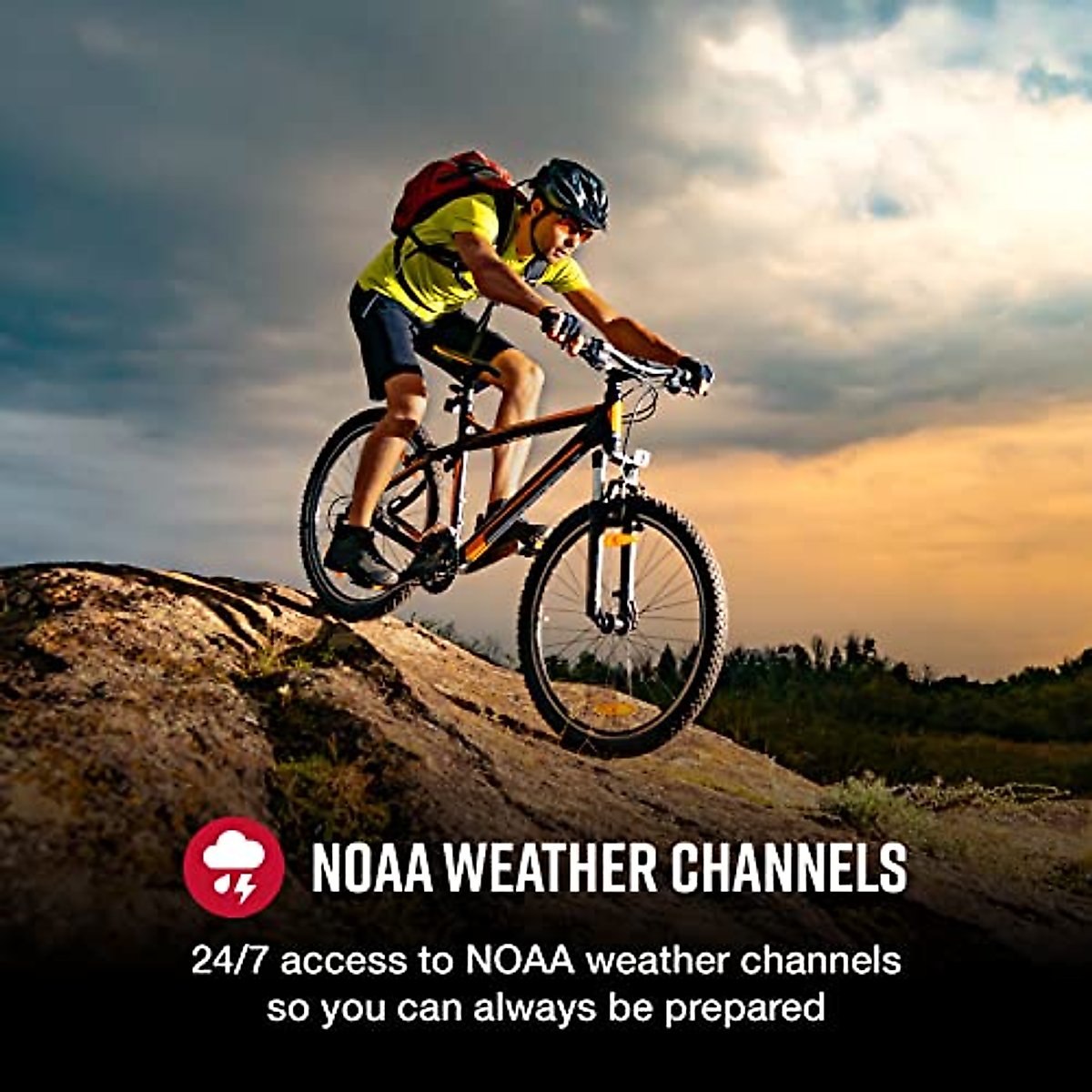 Cobra ACXT1035R FLT Floating Walkie Talkies for Adults - Waterproof, Rechargeable, Long Range up to 37-Mile Two Way Radio with NOAA Weather Alert & VOX, ( 2 Pack )