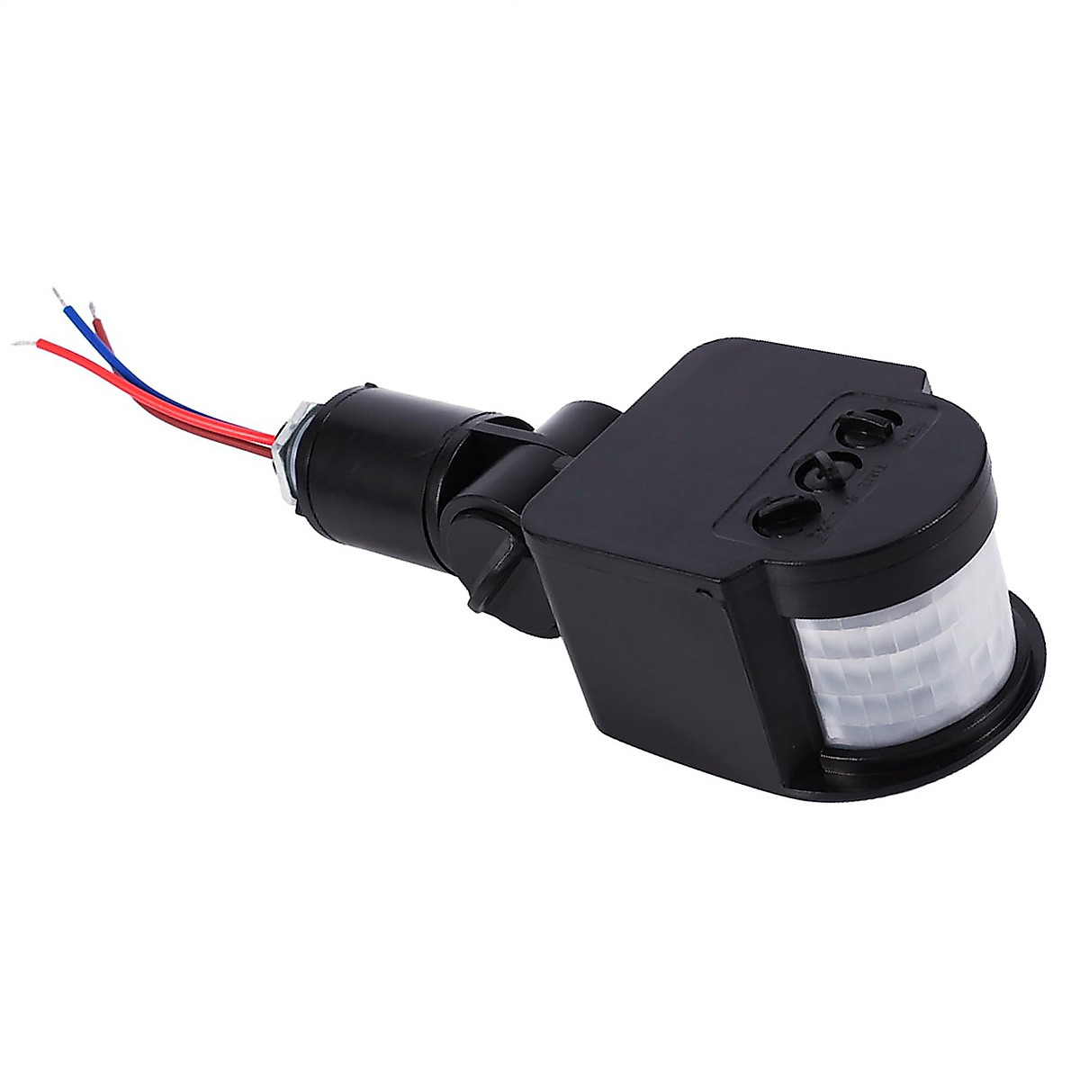 Outdoor 90~250V 180 Degree Infrared PIR Motion Sensor Detector Wall Light Switch Black