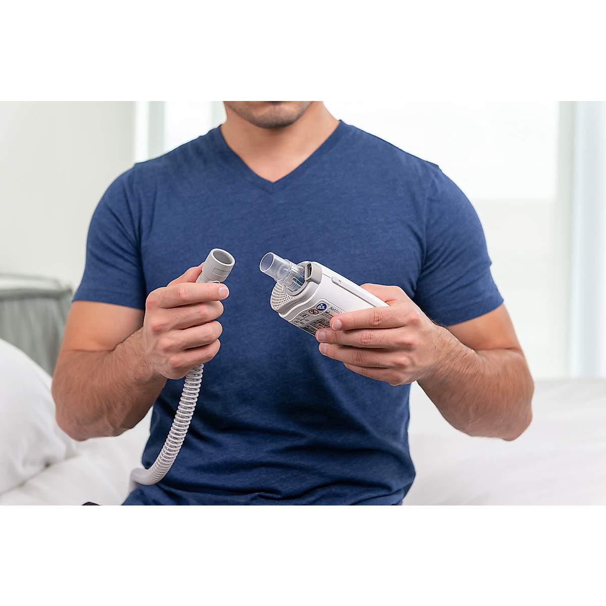 AirMini Connector by Snugell | Connect Any Mask to AirMini Device | Fits 15 mm and 22 mm Diameters | Travel Adapter