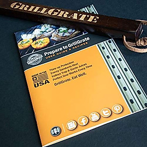 GrillGrate - Replacement Grill Grates for Weber Spirit 310 Series, Genesis Silver B, Genesis 1000 Set Comes with Grilling Tool