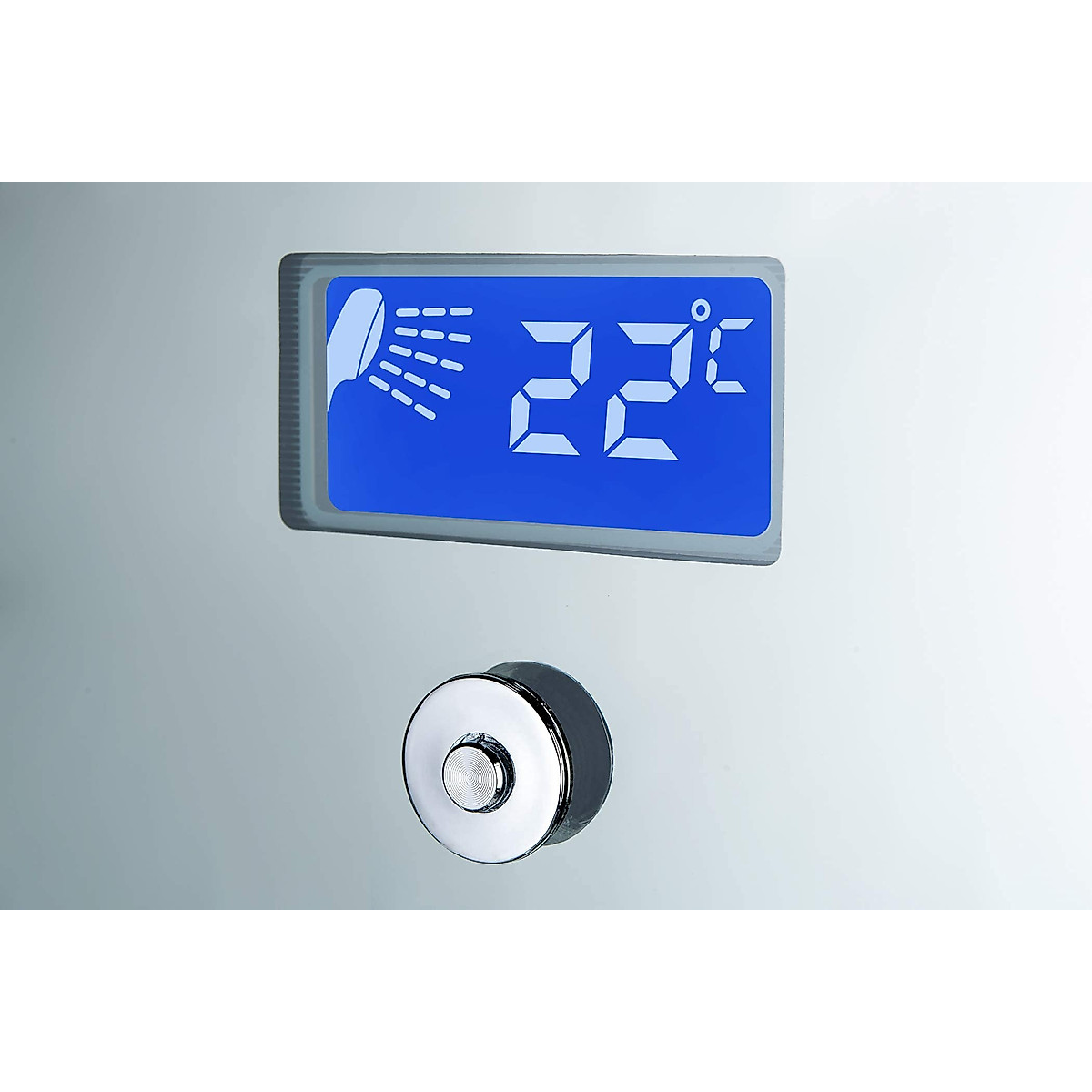 Blue Ocean 52" Aluminum SPA392M Shower Panel Column Tower with Rainfall Shower Head, 8 Multi-functional Nozzles