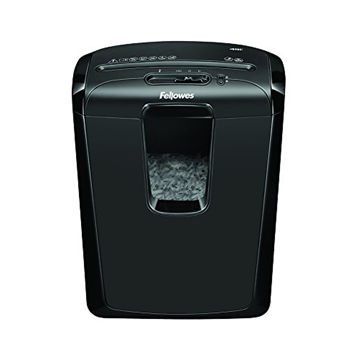 Fellowes 4605801 Powershred 49C 8-Sheet Cross-Cut Paper and Credit Card Shredder, Black