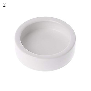7haofang Ceramics Reptile Feeder Water Food Dish Feeding Bowl Turtle Lizard Snake Basin